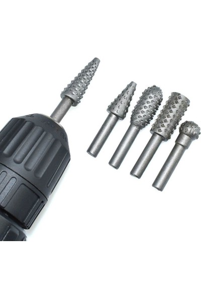 Toolings Matkap İçin Ahşap Ve Su Kabağı Oyma Uç Takımı 6Mm Toolings Matkap İçin Ahşap Ve Su Kabağı Oyma Uç Takımı 6Mm