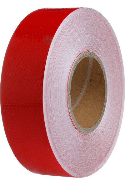 ModaCar 5 cm X 2.5 Mt Petek Desen Kırmızı Fosfor Şerit 425078 ModaCar 5 cm X 2.5 Mt Petek Desen Kırmızı Fosfor Şerit 425078