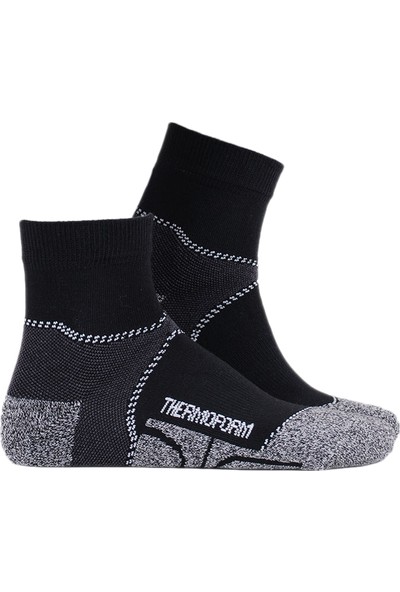 Thermoform Coolmax Walking Siyah Patik Çorap