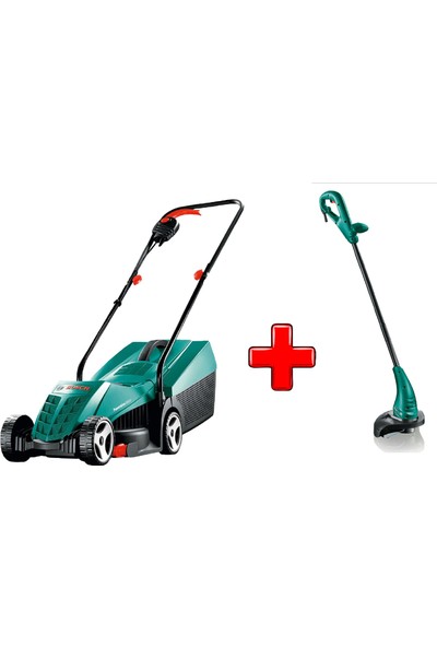 Bosch ARM 32 Elektrikli Çim Biçme Makinesi + Bosch Art 23 SL Kenar Kesme Makinası Bosch ARM 32 Elektrikli Çim Biçme Makinesi + Bosch Art 23 SL Kenar Kesme Makinası