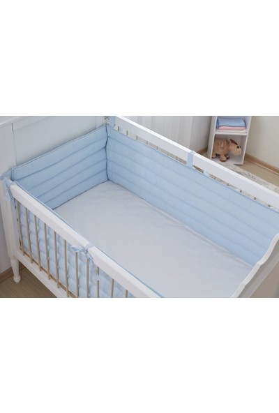 Aybi Baby Mavi Basic Yan Koruma Seti 80X140 Aybi Baby Mavi Basic Yan Koruma Seti 80X140