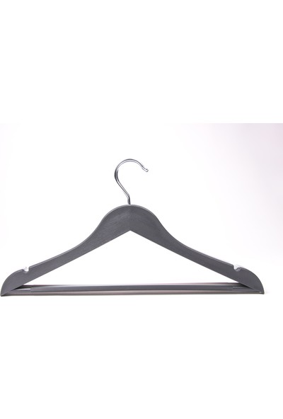 Decobella 3'Lü Ahşap Görünümlü Plastik Askı