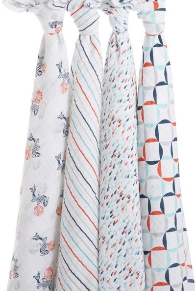 aden + anais 4'lü Müslin Settea Fish Pond