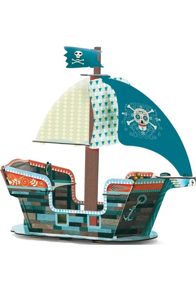 Djeco 3D Karton Korsan Botu Djeco 3D Karton Korsan Botu