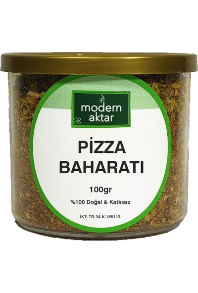 Modern Aktar Doğal Pizza Baharatı 100 gr Modern Aktar Doğal Pizza Baharatı 100 gr
