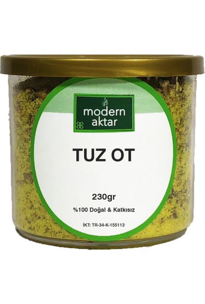 Modern Aktar Doğal Tuzot 230 gr ( Sebzeli Tuz ) Modern Aktar Doğal Tuzot 230 gr ( Sebzeli Tuz )