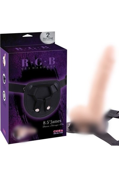 Censan R.G.B Belden Bağlamalı 21.5Cm Protez Penis Ve Kemeri