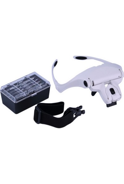 Makroptik Işıklı Eller Serbest Gözlük Büyüteç