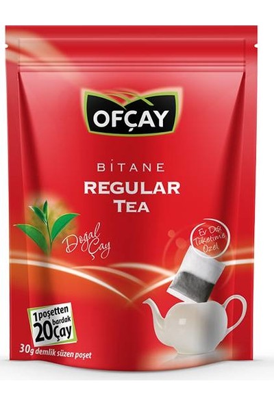 Ofçay Bitane Regular Tea Eko Demlik Poşet Çay 30 gr 30 Adet Ofçay Bitane Regular Tea Eko Demlik Poşet Çay 30 gr 30 Adet
