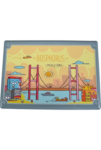 Biggdesign Smiling İstanbul Metal Kartpostal Boğaz Biggdesign Smiling İstanbul Metal Kartpostal Boğaz