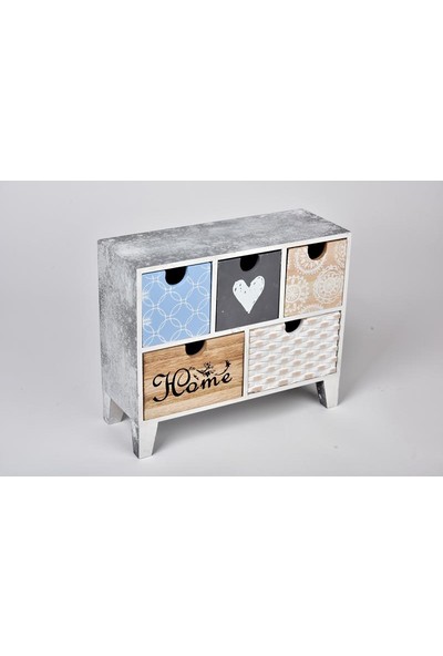 Setabianca Mini Çekmece 2 Katlı 5Li 26.5 x 22.5