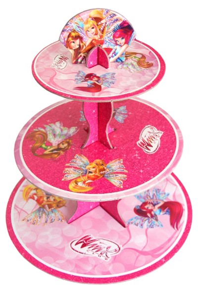 Parti Bulutu Winx Lisanslı Cupcake Standı