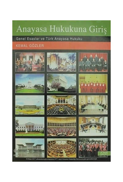 Anayasa Hukukuna Giriş Anayasa Hukukuna Giriş