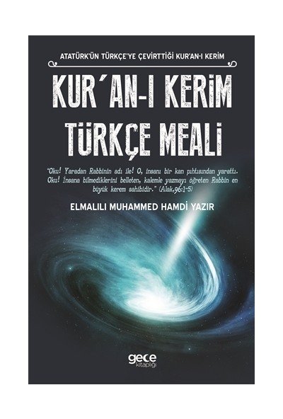 Kur'an-ı Kerim Türkçe Meali