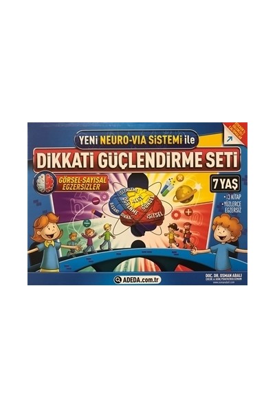 Yeni Neuro-Via Sistemi ile Dikkati Güçlendirme Seti 7 Yaş (3 Kitap) Yeni Neuro-Via Sistemi ile Dikkati Güçlendirme Seti 7 Yaş (3 Kitap)