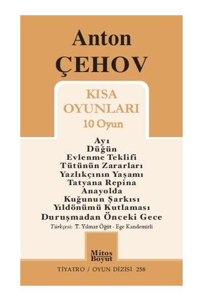 Anton Çehov Kısa Oyunları (10 Oyun) Anton Çehov Kısa Oyunları (10 Oyun)