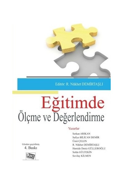 Eğitimde Ölçme ve Değerlendirme Eğitimde Ölçme ve Değerlendirme