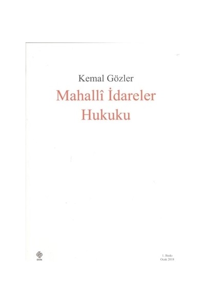 Mahalli İdareler Hukuku