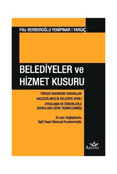 Belediyeler ve Hizmet Kusuru