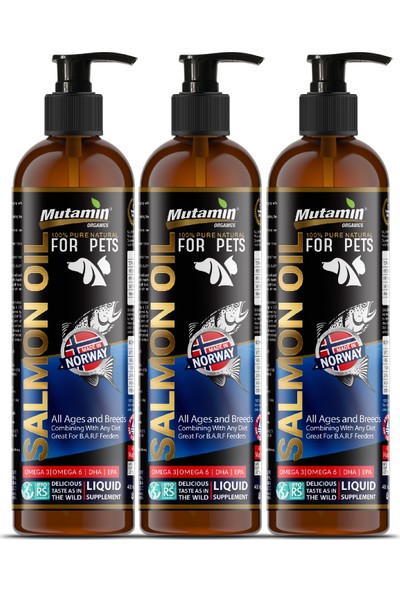 Mutamin Organics Norveç Somon Balık Yağı 1200 ml Mutamin Organics Norveç Somon Balık Yağı 1200 ml