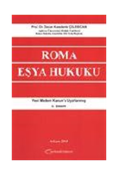 Roma Eşya Hukuku Roma Eşya Hukuku