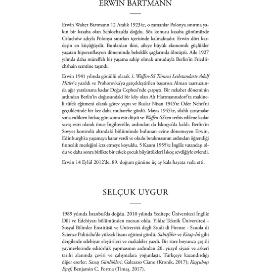 Vatan Ve Führer İçin - 1. SS Panzer Tümeni'Nden Bir Askerin Kitabı