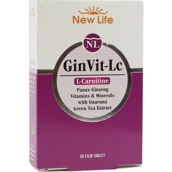 New Life GinVit-Lc L- Carnitine 30 Film Tablet Fiyatı