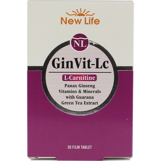 New Life GinVit-Lc L- Carnitine 30 Film Tablet Fiyatı