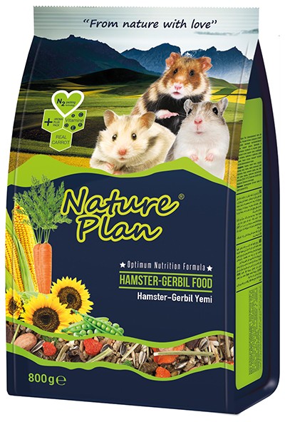 Nature Plan Hamster Yemi 800 Gr-Zoo Nature Plan Hamster Yemi 800 Gr-Zoo