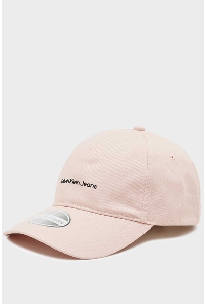 Calvin Klein Logolu Pamuklu Şapka Bayan Şapka K60K608849 Tft Calvin Klein Logolu Pamuklu Şapka Bayan Şapka K60K608849 Tft