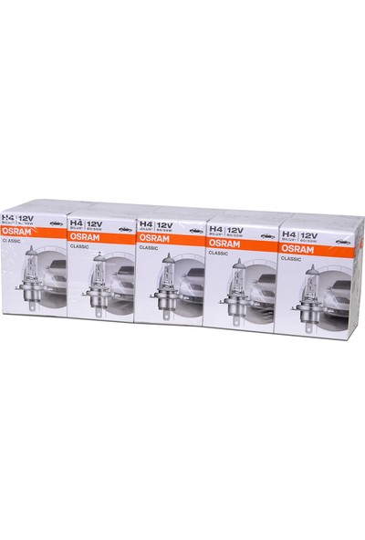 Ncar Osram H4 12V 60/55W Classis 10 Adet Ncar Osram H4 12V 60/55W Classis 10 Adet