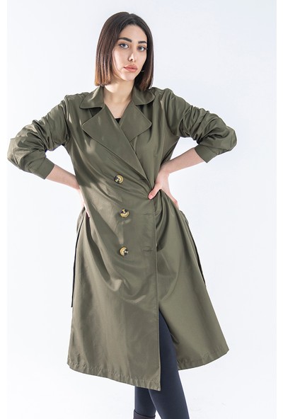 Provedas Belden Kuşaklı Trenckot Provedas Belden Kuşaklı Trenckot