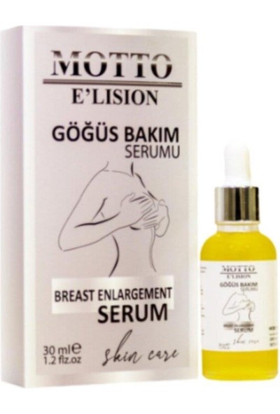Motto El'ision Motto E'lısıon Göğüs Bakım Serumu, Dolgunlaştırıcı ve Toparlayıcı Etkili 30ML
