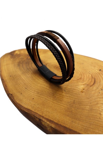 Medo E-Konsept Medoekonsept Erkek Mıknatıslı Deri Örgülü Bileklik Medo E-Konsept Medoekonsept Erkek Mıknatıslı Deri Örgülü Bileklik