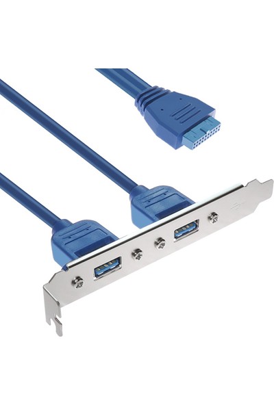 Keepro 19 Pin USB 3.0 Arka Panel Genişleme Braketi 2 Port USB Çoklayıcı Keepro 19 Pin USB 3.0 Arka Panel Genişleme Braketi 2 Port USB Çoklayıcı