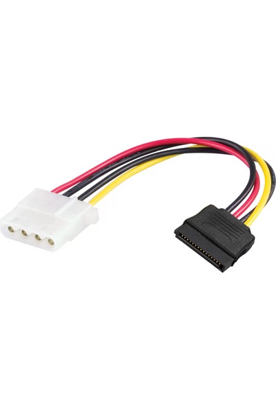 Keepro 4 Pin Molex Dişi To Sata 15 Pin Dişi Power Kablo 30 cm Keepro 4 Pin Molex Dişi To Sata 15 Pin Dişi Power Kablo 30 cm