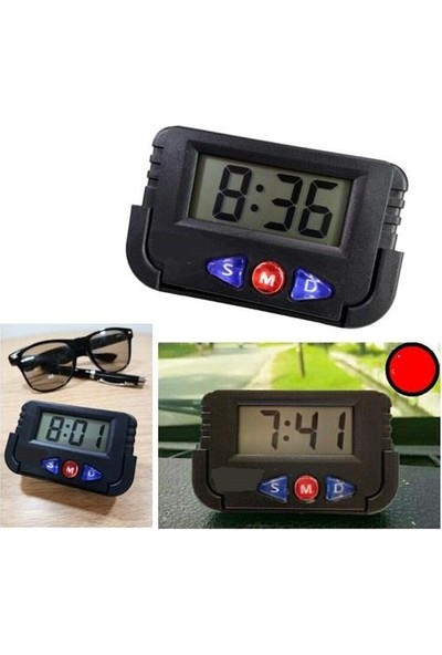 Tvet Mini Dijital Saat Tarih Göstergesi Kronometre Yok SK6887
