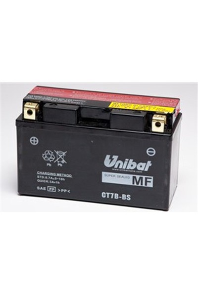 Unibat Trıumph Daytona 675 06-11 Unibat CT7B-BS 12V 6.5AH 85CCA Akü Unibat Trıumph Daytona 675 06-11 Unibat CT7B-BS 12V 6.5AH 85CCA Akü