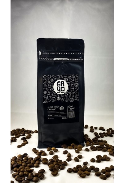 Speciality Gayo Kahvesi Dark Roast 200 Gr. Speciality Gayo Kahvesi Dark Roast 200 Gr.