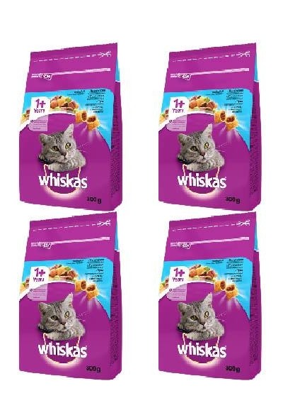 Whiskas Kuru Ton&sebze 300G x 4 Adet