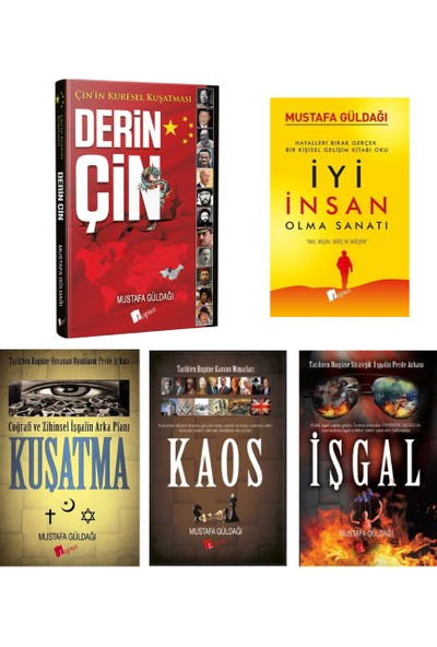 Mustafa Güldağı Kitapları - 5 Kitap Set Mustafa Güldağı Kitapları - 5 Kitap Set