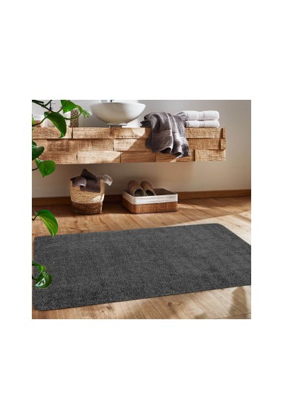 Yaseminsoy Collection Yaseminsoy Lalin Collection Makinede Yıkanabilir Kaymaz Taban Antrasit Shaggy Halı, Yolluk Yaseminsoy Collection Yaseminsoy Lalin Collection Makinede Yıkanabilir Kaymaz Taban Antrasit Shaggy Halı, Yolluk