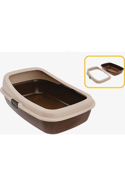 Xnews Açık Kedi Tuvaleti (Eleksiz) 42X61,5X23 Cm-Zoo