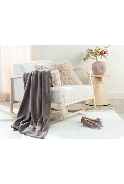 English Home Softy Wellsoft Tv Battaniye 120 x 170 cm Vizon