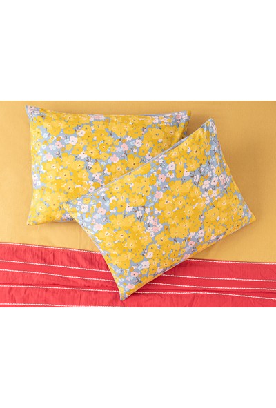 English Home Buttercup Pamuklu 2'li Yastık Kılıfı 50 x 70 cm Sarı English Home Buttercup Pamuklu 2'li Yastık Kılıfı 50 x 70 cm Sarı