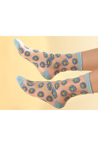 English Home Daisy Kadın Ten Çorap 36-40 Mint