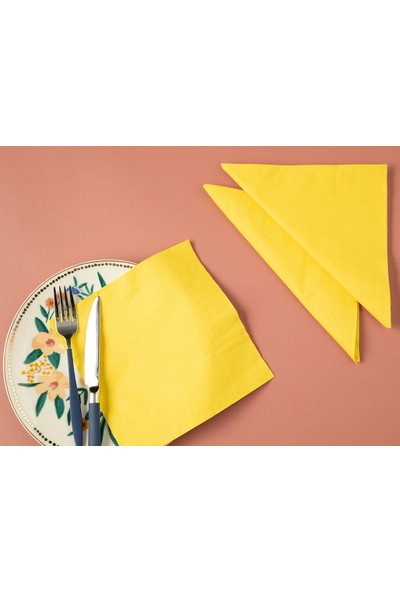 English Home Colorist Kağıt 20'li Kağıt Peçete 33 x 33 cm Açık Turuncu