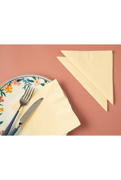 English Home Colorist Kağıt 20'li Kağıt Peçete 33 x 33 cm Krem English Home Colorist Kağıt 20'li Kağıt Peçete 33 x 33 cm Krem