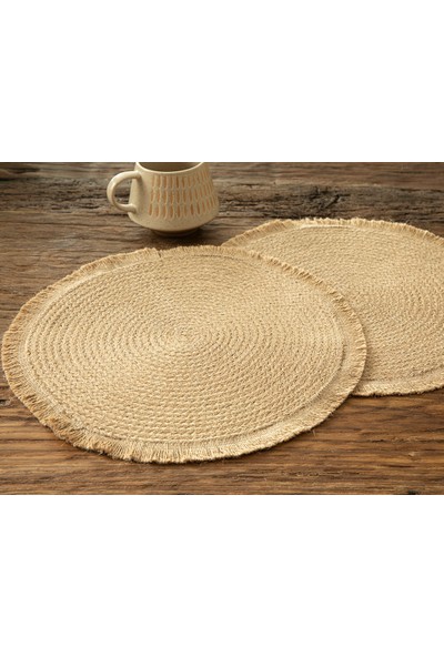 English Home Resta Jüt 2'li Amerikan Servis 35 cm Naturel English Home Resta Jüt 2'li Amerikan Servis 35 cm Naturel