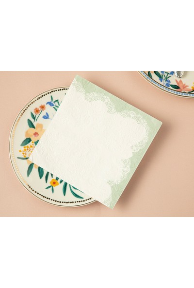 English Home Madely Kağıt 20'li Kağıt Peçete 33 x 33 cm Yeşil